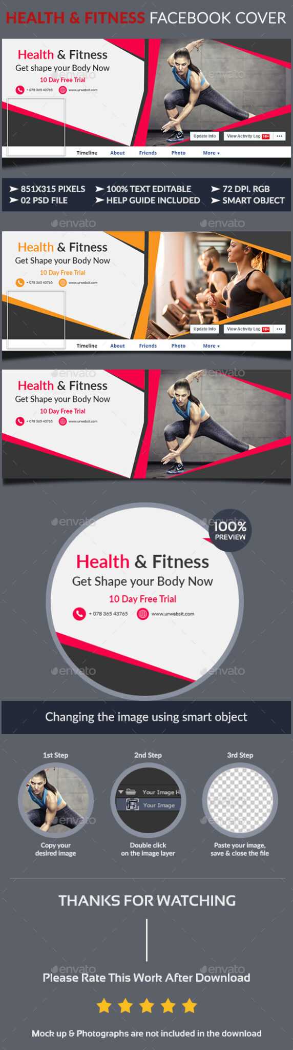 100+ Facebook Cover Photo Dimensions Photoshop Template in Facebook ...