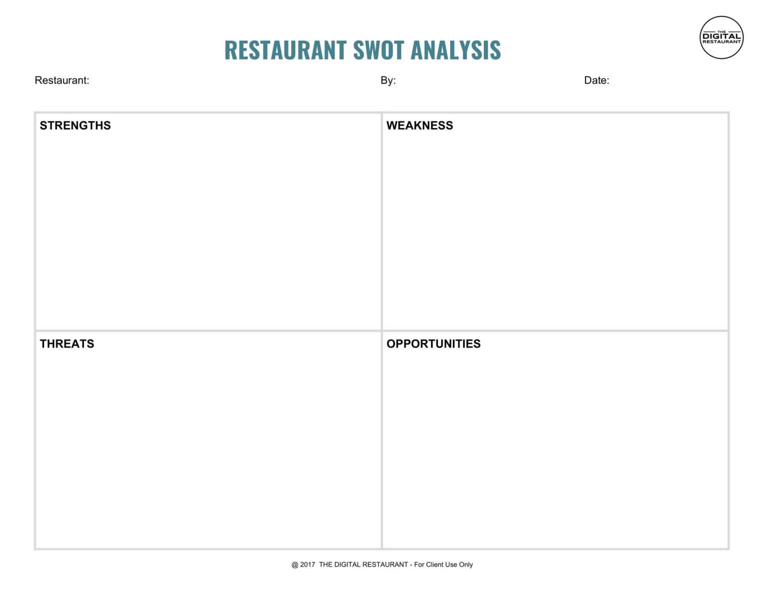 12+ Restaurant Swot Analysis Examples – Pdf, Word, Pages intended for ...
