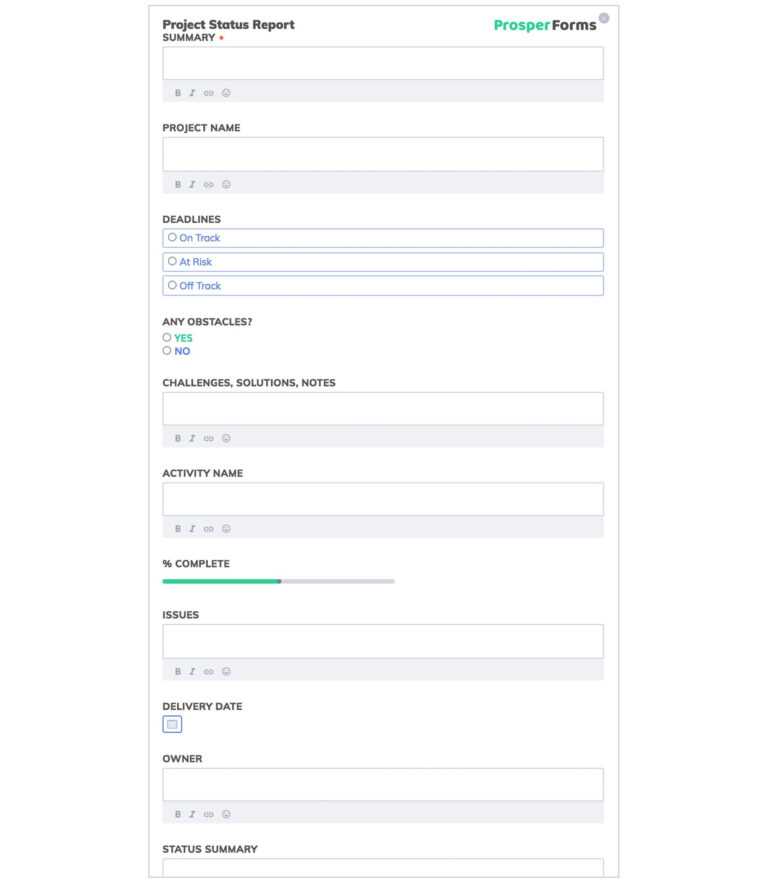 2 Incredible Project Progress Report Templates | Free Download inside ...