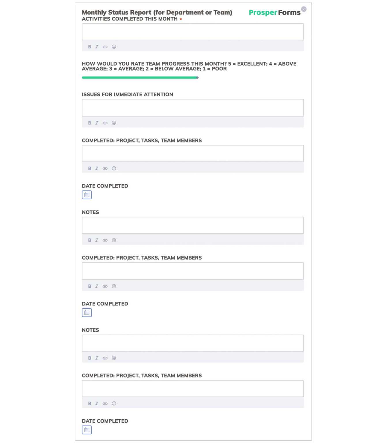 3 Smart Monthly Report Templates: How To Write And Free inside Project ...