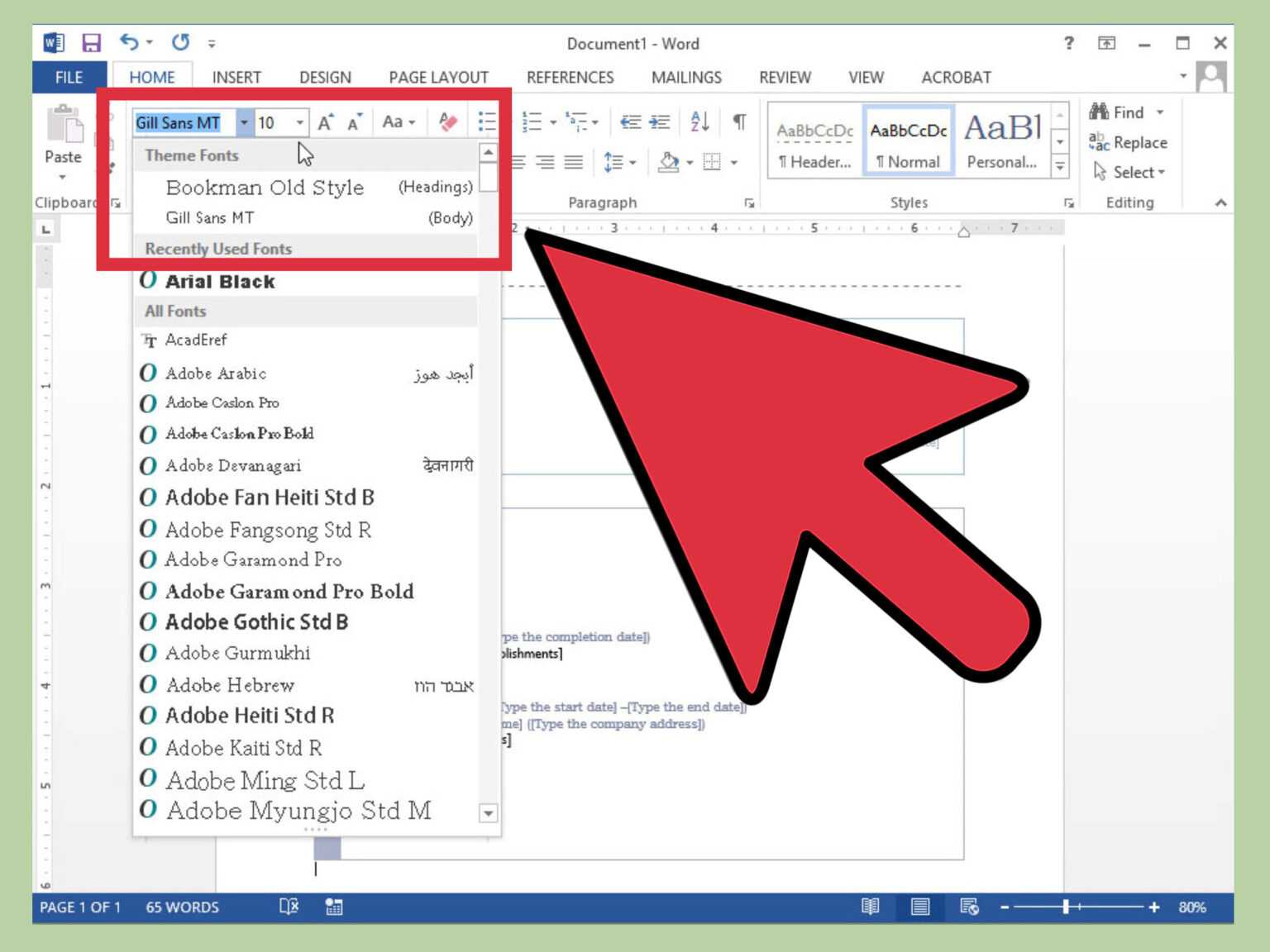 4 Ways To Create A Resume In Microsoft Word – Wikihow throughout How To ...