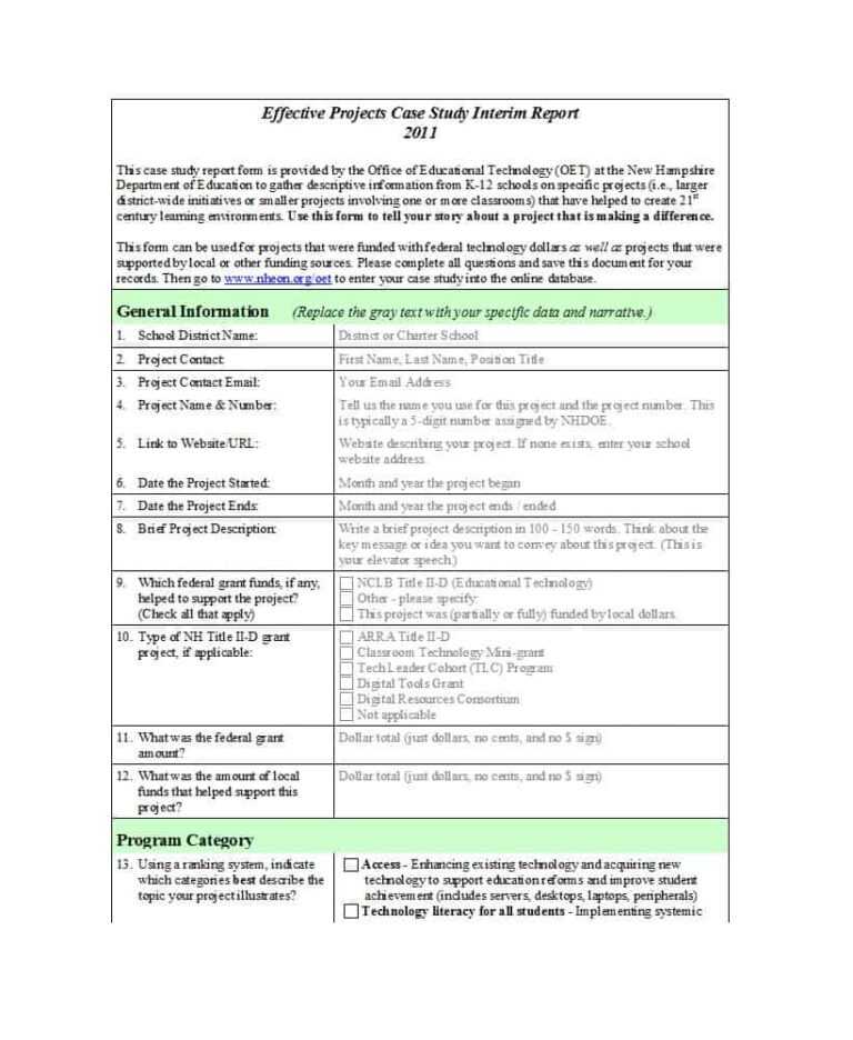 49 Free Case Study Templates ( + Case Study Format Examples ...