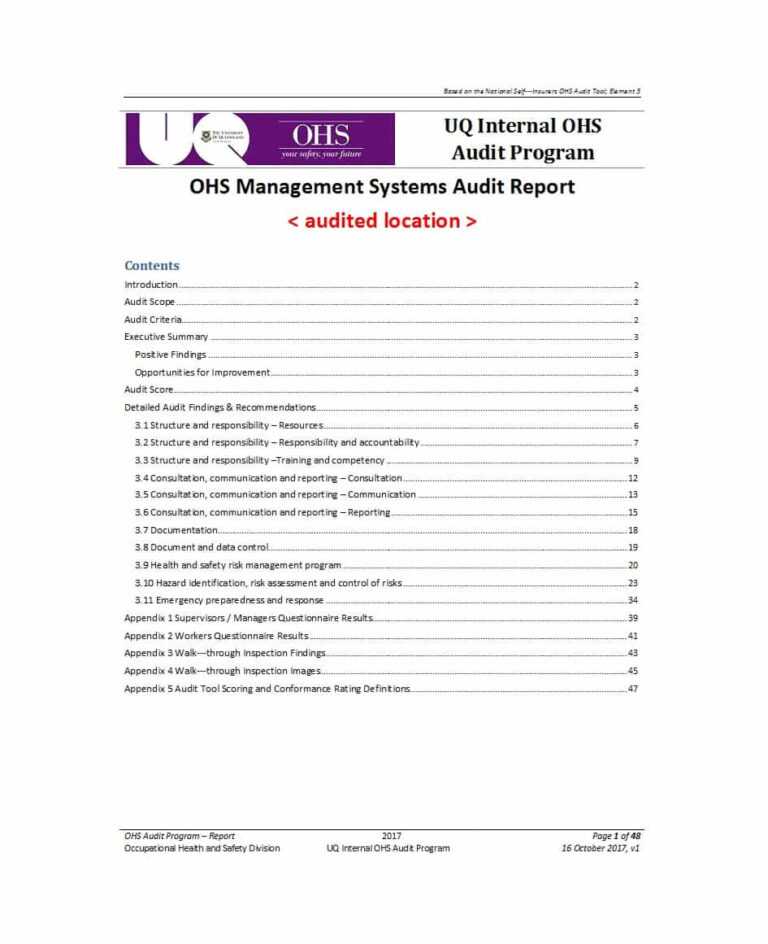 50 Free Audit Report Templates (Internal Audit Reports) ᐅ with ...