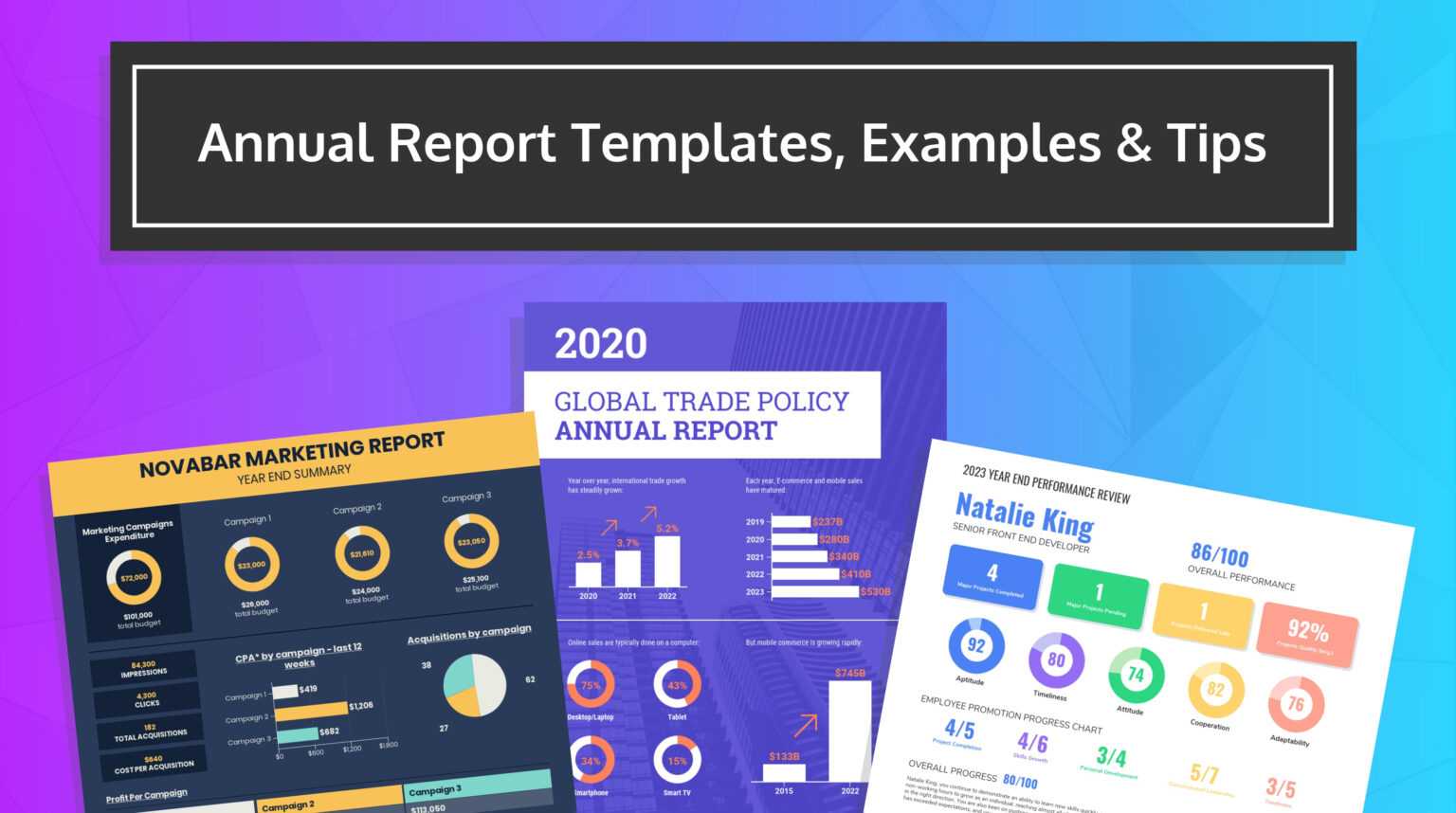 55+ Annual Report Design Templates & Inspirational Examples inside ...