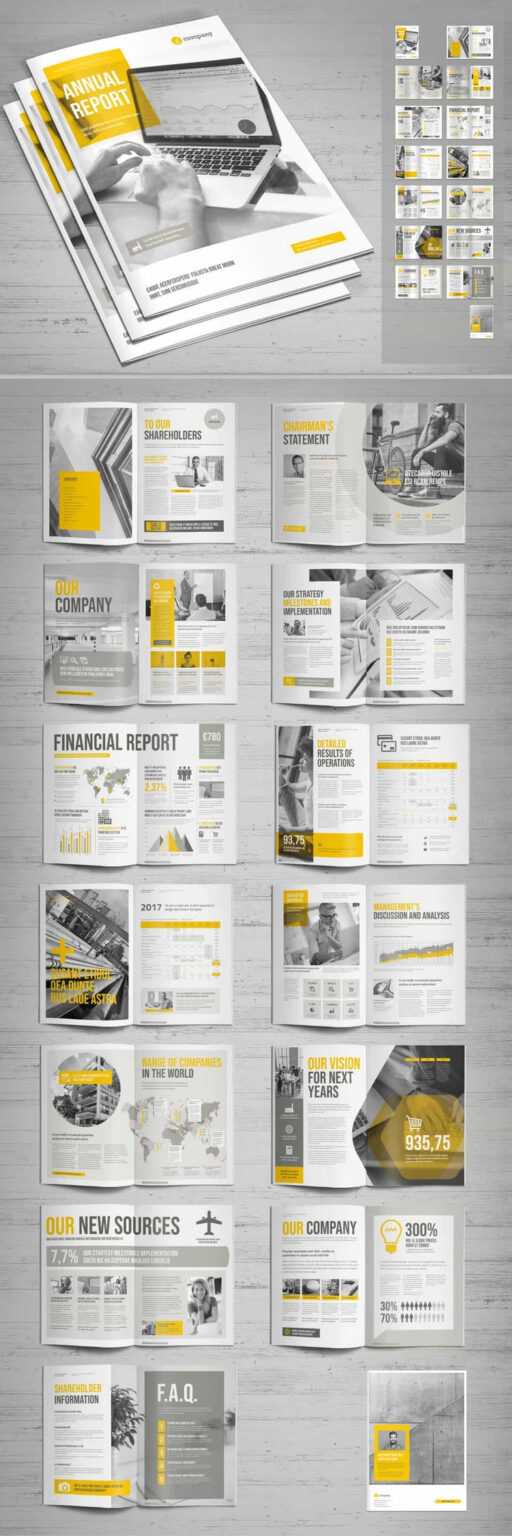 60 Best Annual Report Design Templates pertaining to Chairman's Annual ...