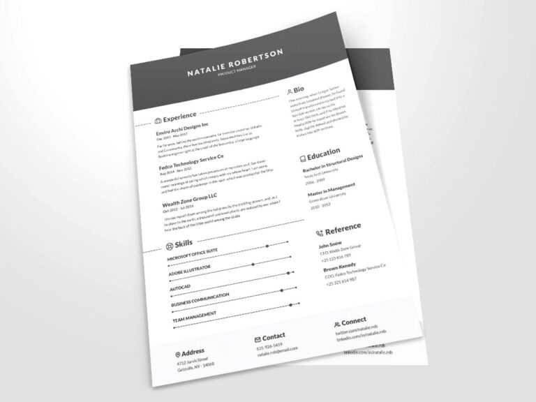 65 Best Free Ms Word Resume Templates 2020 – Webthemez in Free ...