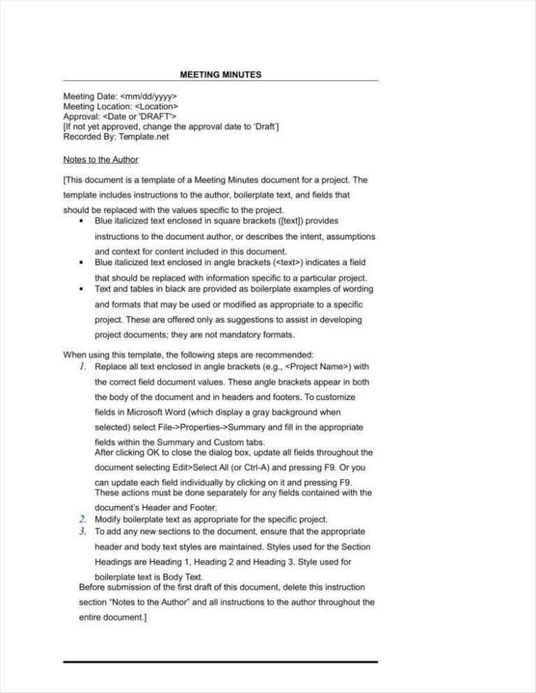 9+ Meeting Summary Templates – Free Pdf, Doc Format Download pertaining ...