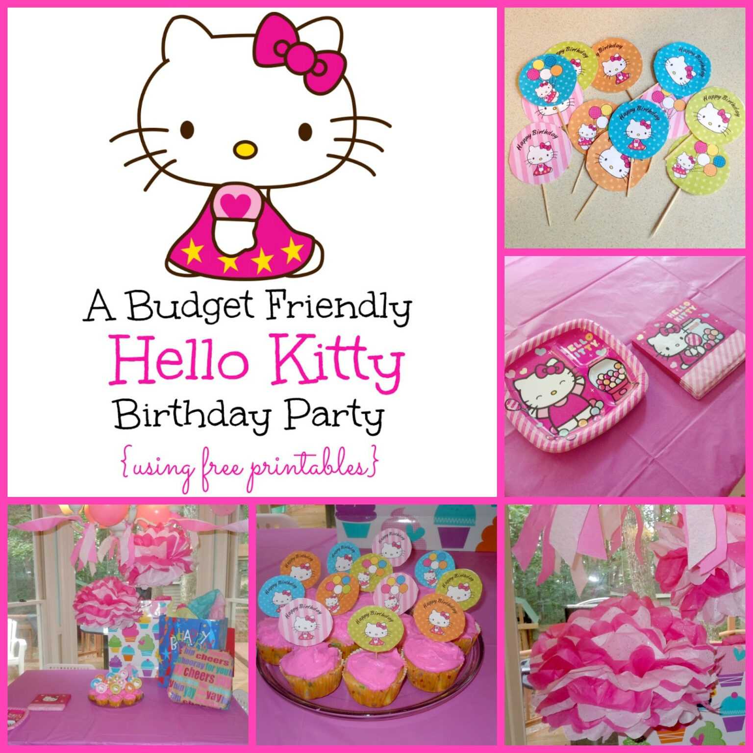 Hello Kitty Party: Free Party Printables, Images And Papers for Hello ...