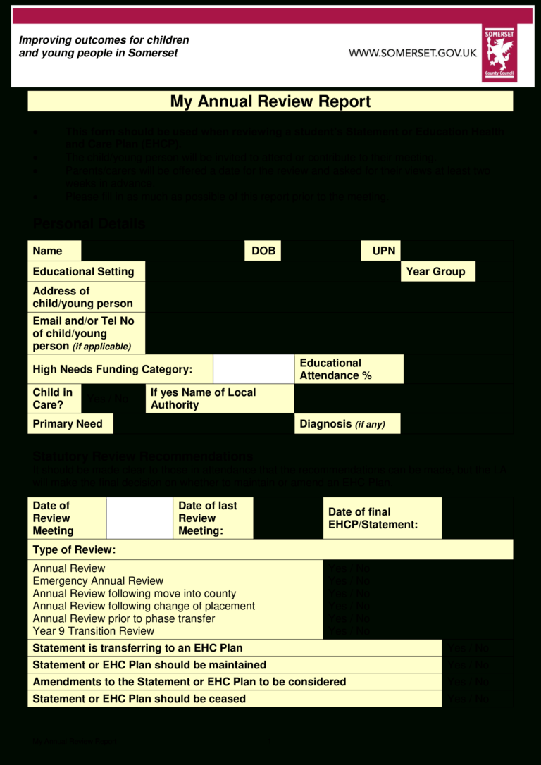 Annual Review | Templates At Allbusinesstemplates regarding Annual ...