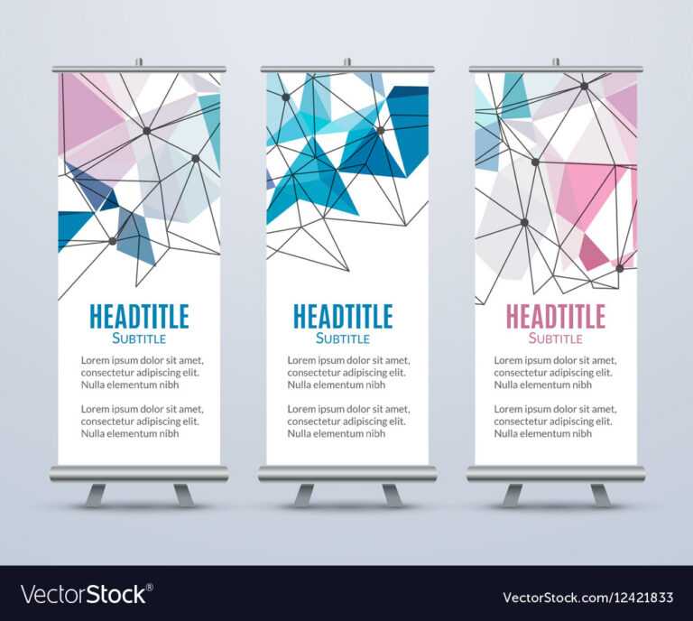 Banner Stand Design Template With Abstract for Banner Stand Design ...