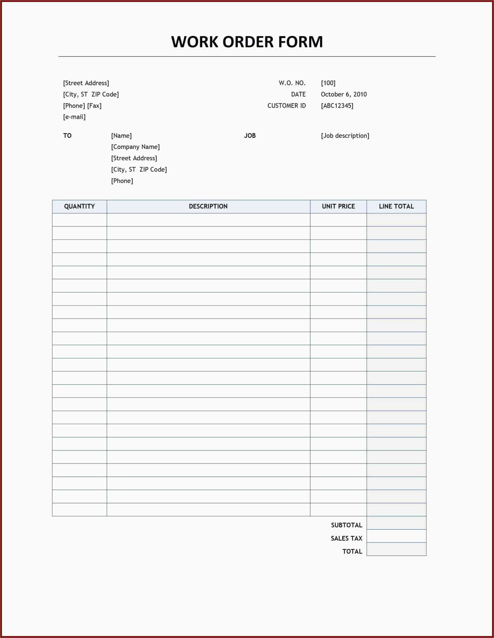 Blank Financial Worksheet Form | Printable Worksheets And throughout ...
