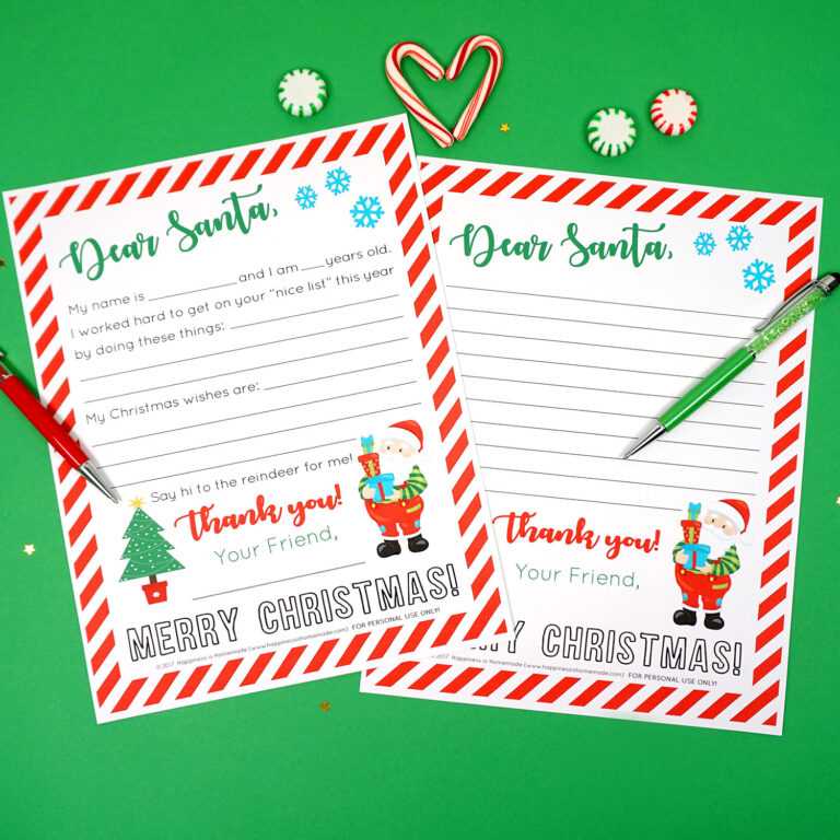 Letter From Santa Word Template Free – Calep.midnightpig.co in Letter ...