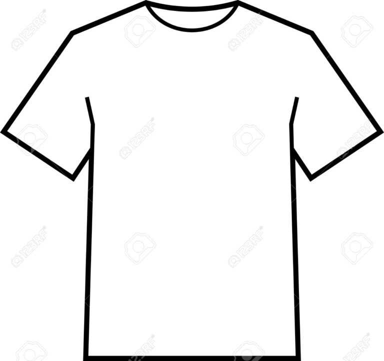 Blank Shirt Template inside Printable Blank Tshirt Template – Creative ...