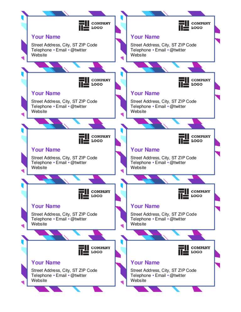 Business Card Template Microsoft Word | Best Free Themes in Microsoft ...