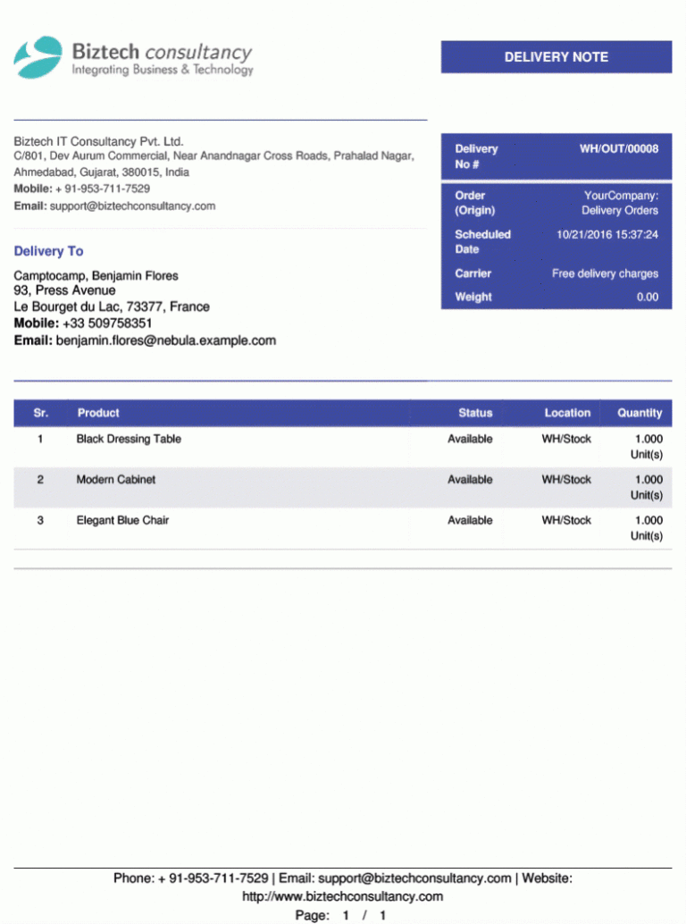 Clever All In One Report Templates | Odoo Apps within It Support Report ...