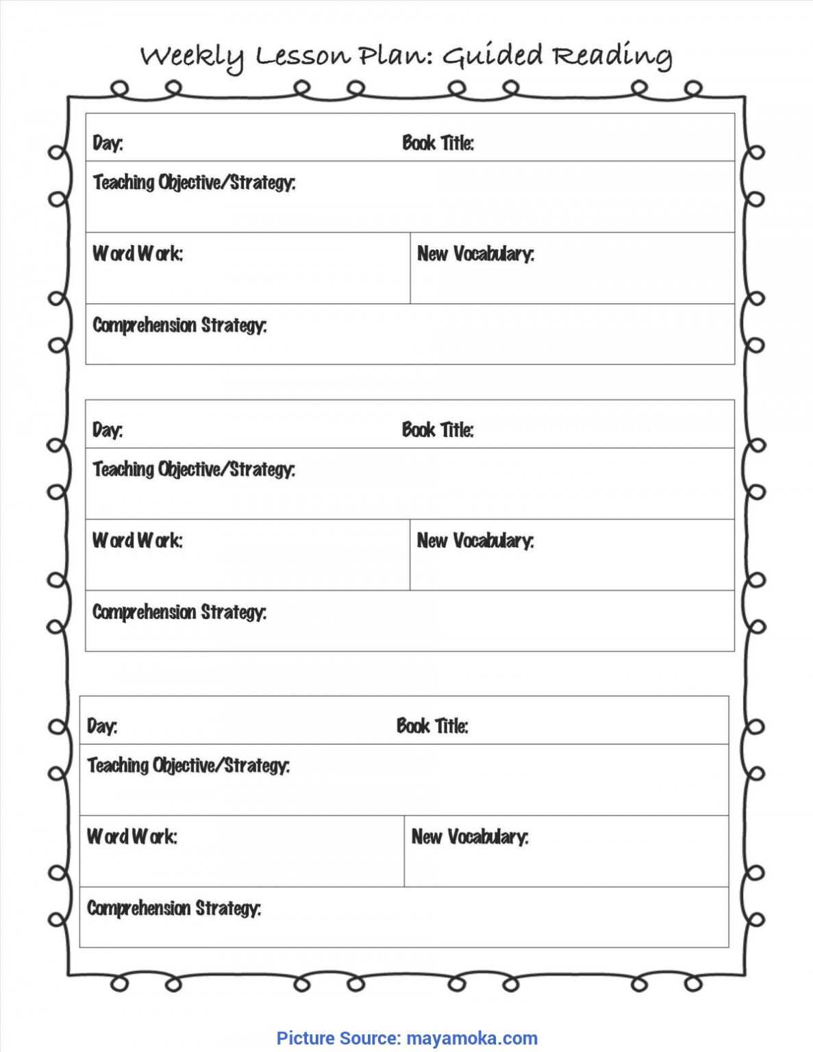 Daycare Infant Daily Report Template Awesome Toddler Lesso within ...