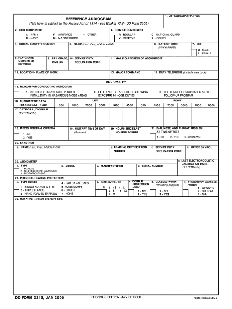 Dd 2215 – Fill Out And Sign Printable Pdf Template | Signnow inside ...