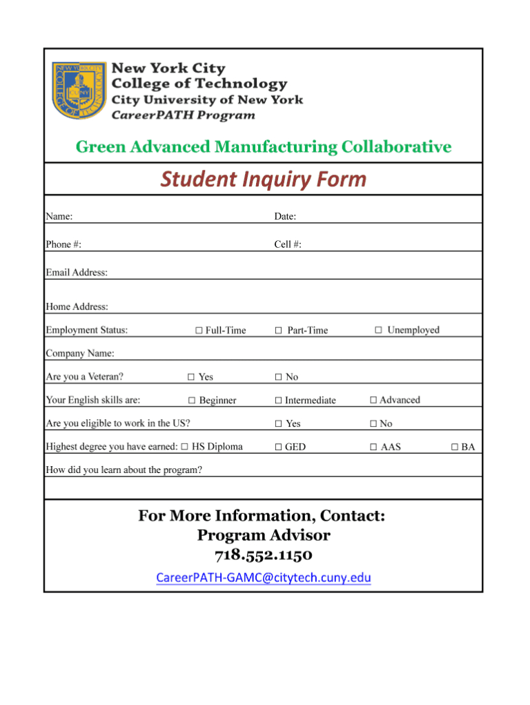 Enquiry Form Format – Fill Out And Sign Printable Pdf Template ...