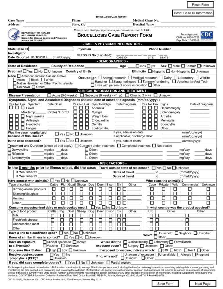 Free 15+ Case Report Forms In Pdf | Ms Word in Case Report Form ...