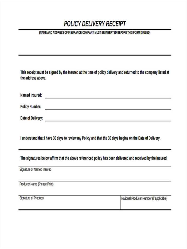 Free 6+ Delivery Receipt Forms In Pdf | Ms Word regarding Proof Of ...