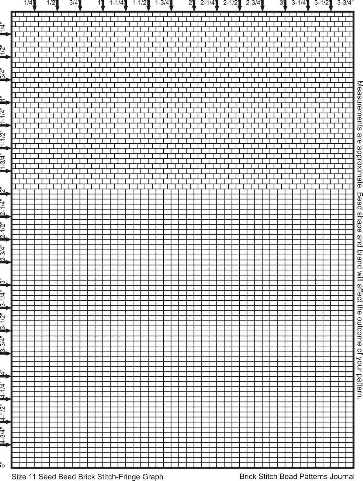 Free Beading Graph Paper – Calep.midnightpig.co pertaining to Blank ...