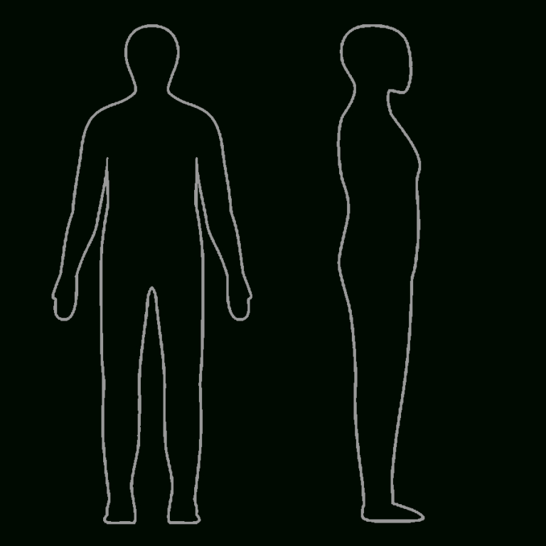 Free Body Outline, Download Free Clip Art, Free Clip Art On within ...