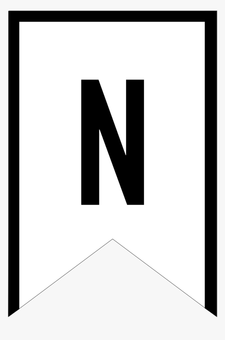 Free Printable Banner Templates {Blank Banners} – H For with Free ...