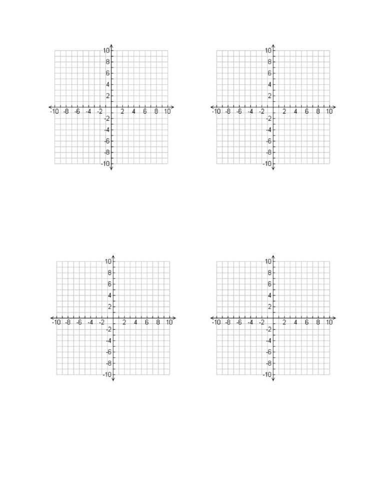 Free Printable Graph Paper With X And Y Axis Numbered with Blank ...