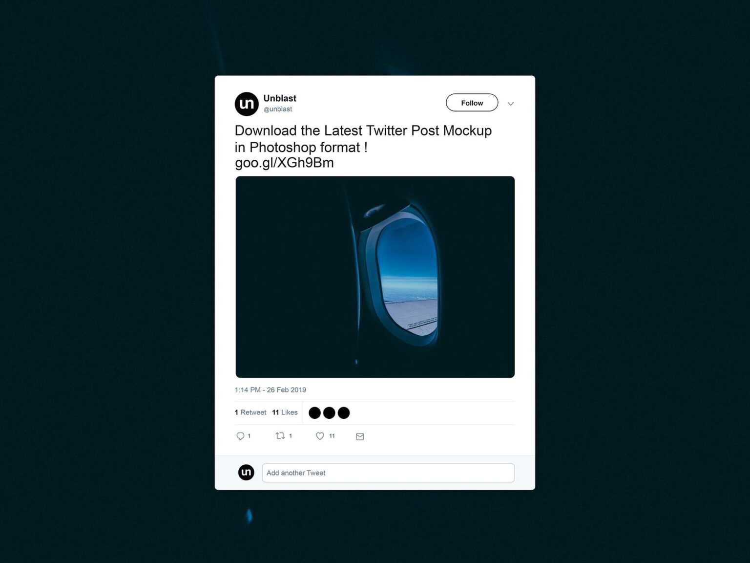 Free Twitter Post Mockup (2019) pertaining to Blank Twitter Profile ...