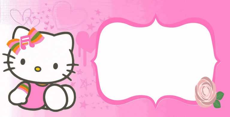 Hello Kitty Party Clipart in Hello Kitty Banner Template – Creative ...