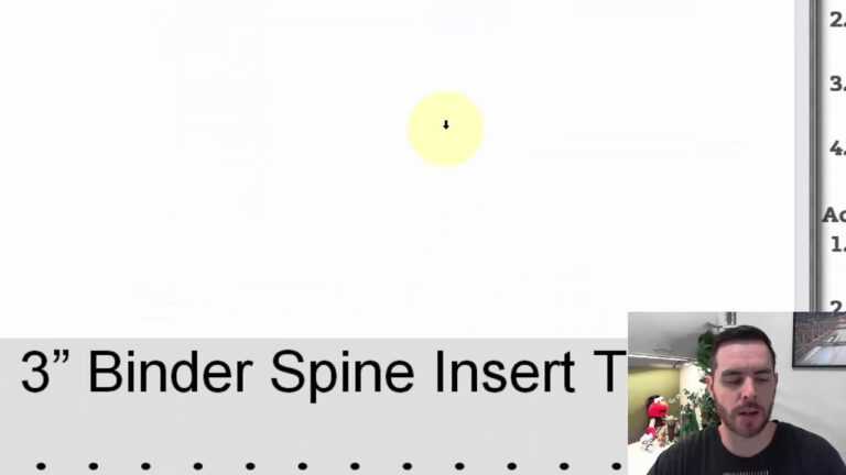How To Create Binder Inserts In Microsoft Word with Binder Spine ...