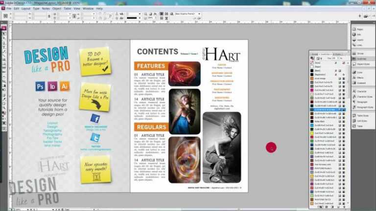 How To Design A Magazine's Table Of Contents // Magazine Design ...