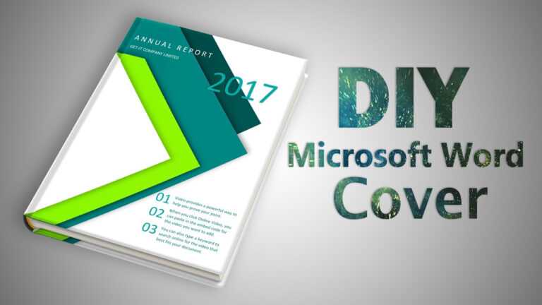 How To Make A Professional Cover Page In Microsoft Word 2016 for ...