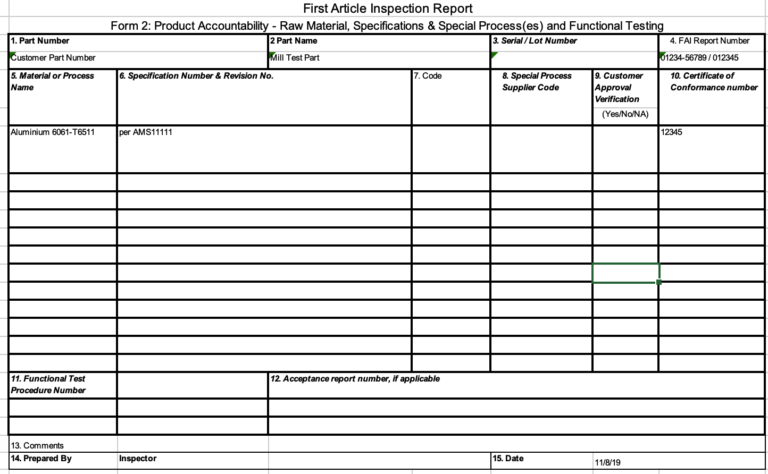 Inspection & Sampling Plan – Xometry regarding Machine Shop Inspection ...