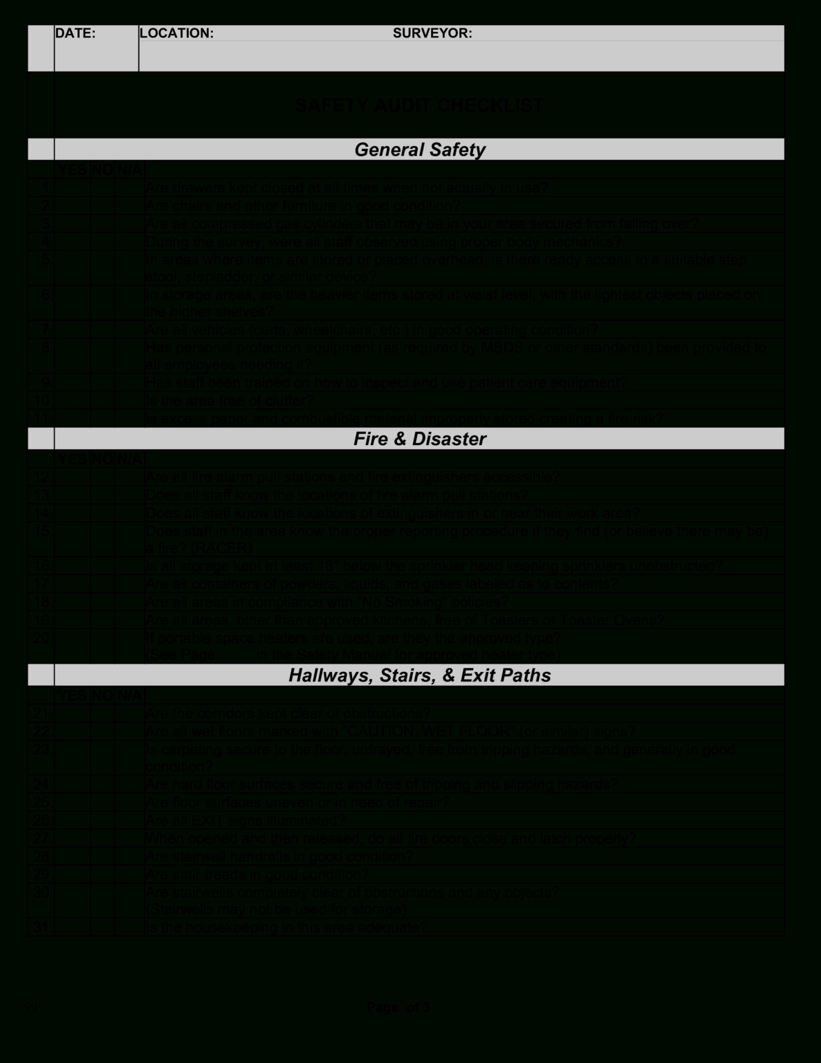 Ohs Monthly Report Template - Colomboalumni.org