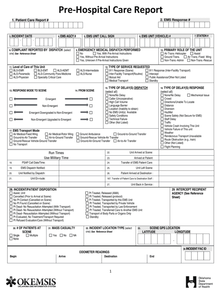 Patient Care Report Template – Fill Out And Sign Printable Pdf Template ...