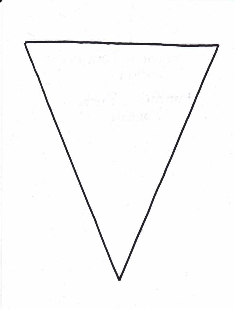 Printable Flag Banner Template – Clipart Best throughout Free Triangle ...