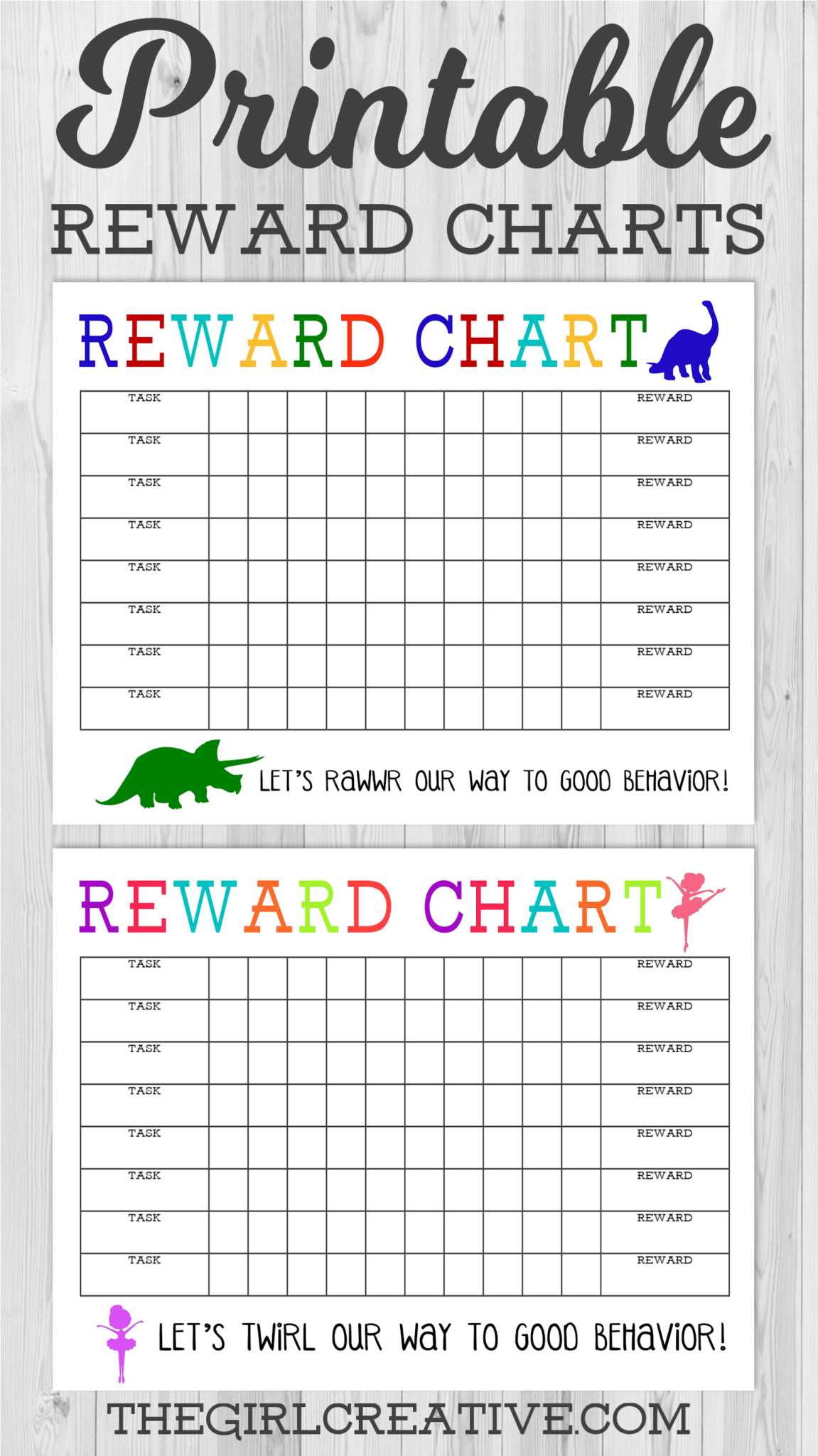 Printable Reward Chart for Blank Reward Chart Template – Creative ...
