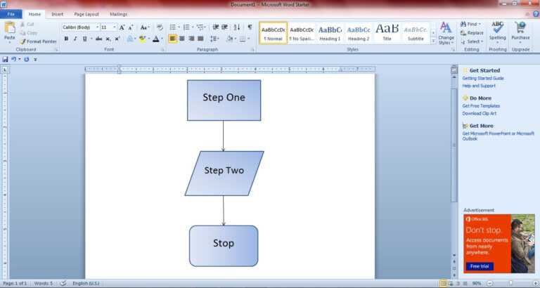 Process Flow Chart Template Word 2010 – Cuna regarding Microsoft Word ...