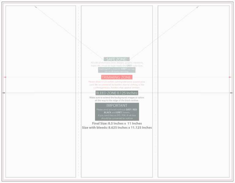 Quarter Fold Card Template Word – Calep.midnightpig.co for Blank ...