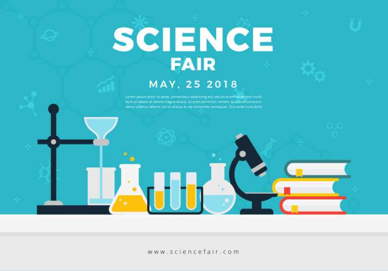 Science Fair Poster Banner – Download Free Vectors, Clipart regarding ...