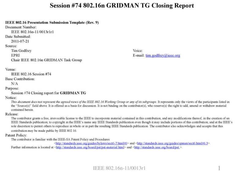 Session # N Gridman Tg Closing Report – Ppt Download throughout ...