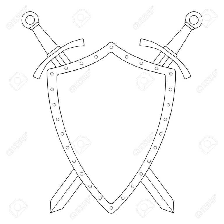 Shield Drawing Template At Paintingvalley | Explore for Blank Shield ...