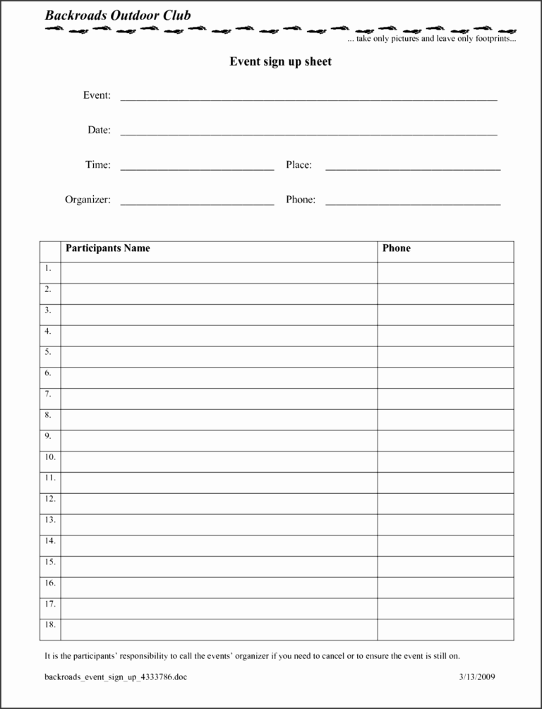 Sign Up Worksheet | Printable Worksheets And Activities For intended ...