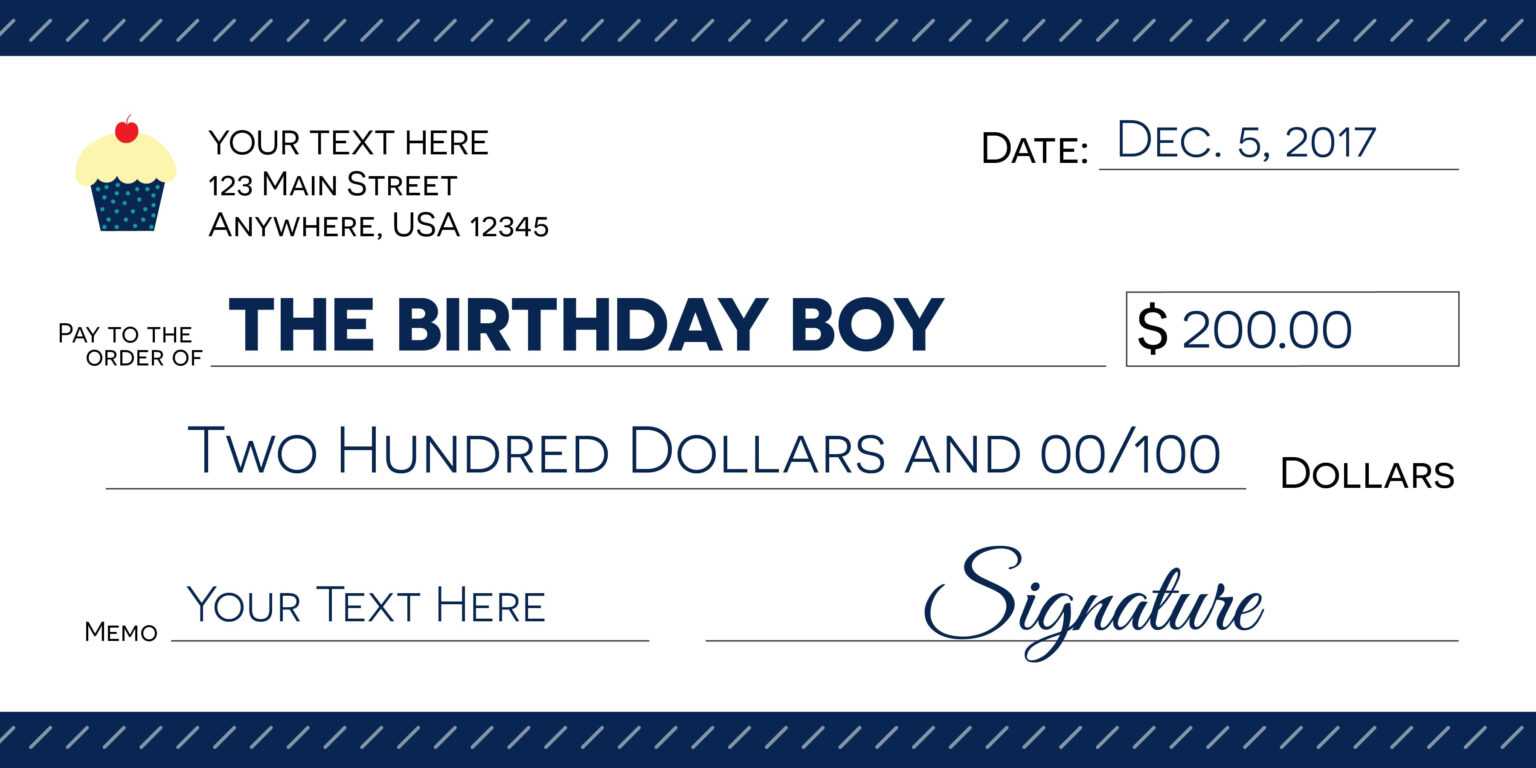 Signage 101 – Giant Check Uses And Templates | Signs Blog with ...
