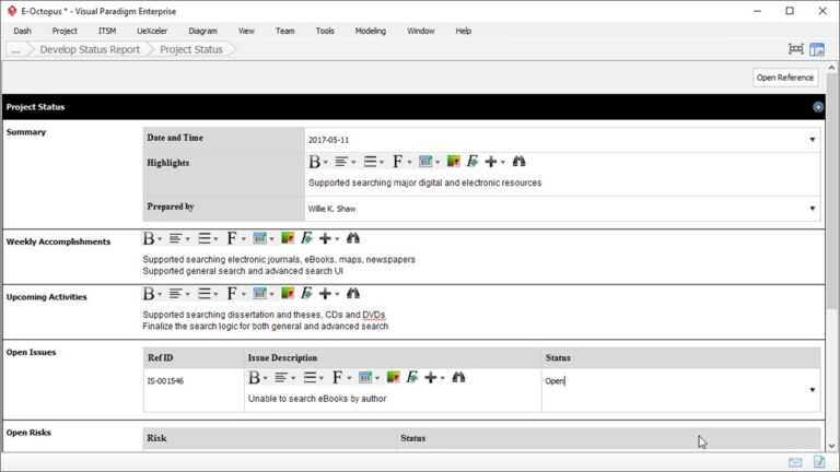Status Report Template – Project Management inside Software Development ...