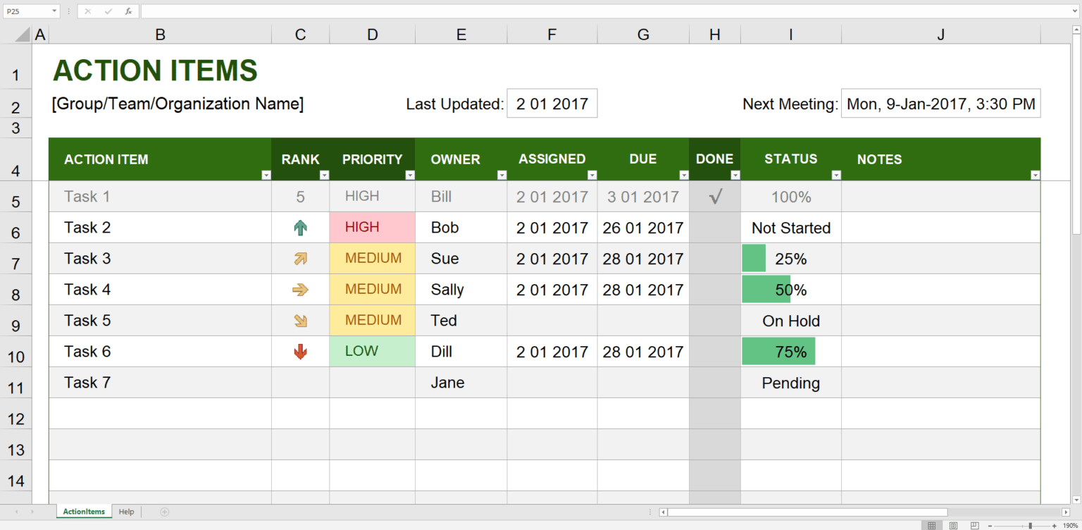 The 7 Best Project Management Templates For Excel (2019) throughout ...