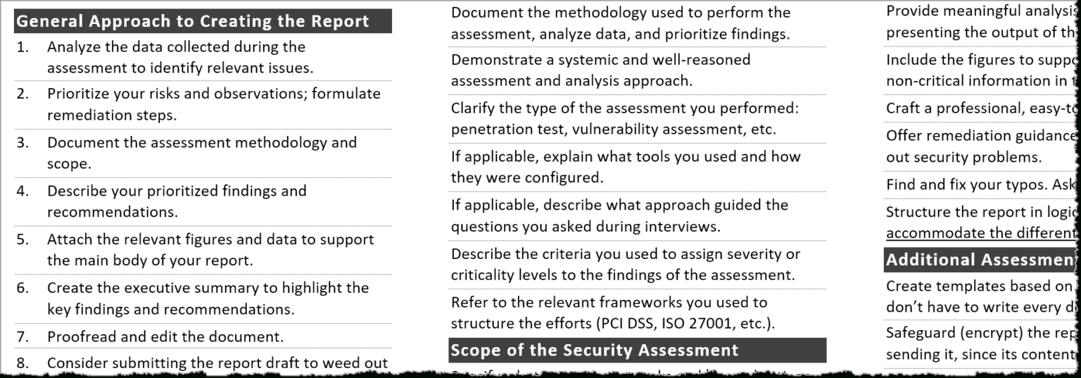 Tips For Creating A Strong Cybersecurity Assessment Report for Pci Dss ...
