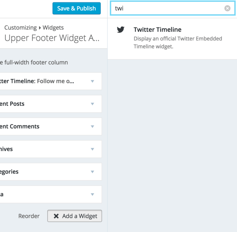 Twitter Timeline Widget – Support throughout Blank Twitter Profile ...