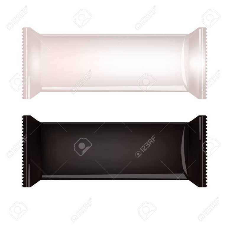 White And Black Blank Food Packaging For Biscuit, Wafer, Crackers,.. in ...